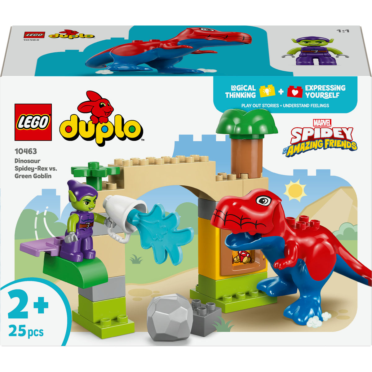 Dinoszaurusz Spidey-Rex vs. Zöld Manó – LEGO® Store Magyarország