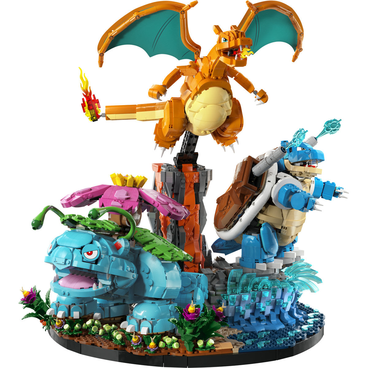 Venusaur, Charizard és Blastoise – LEGO® Store Magyarország